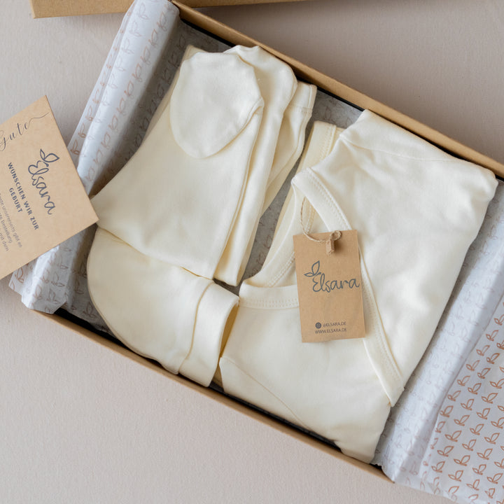 Mitwachsende zertifizierte Bio-Babymode von Elsara