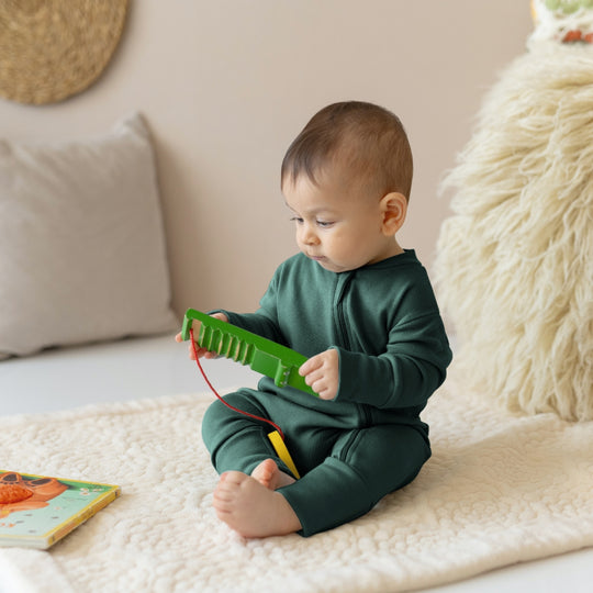 Mitwachsende zertifizierte Bio-Babymode von Elsara